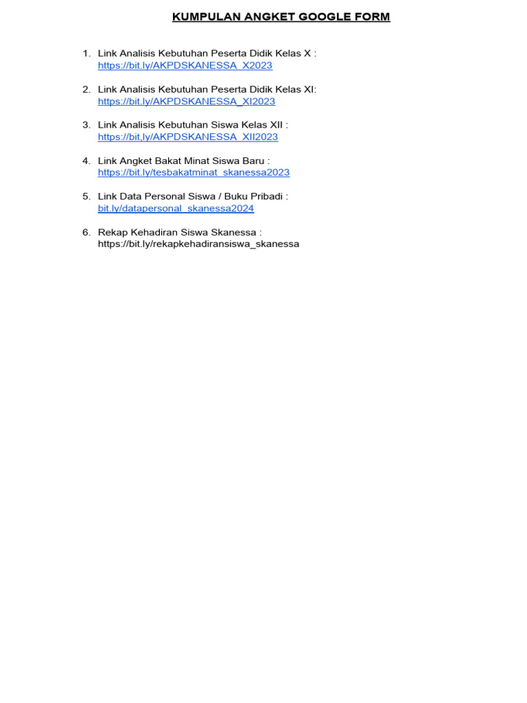 F. Kumpulan Angket Siswa | PDF | Business