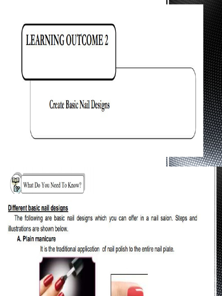 Create Basic Nail Design | PDF