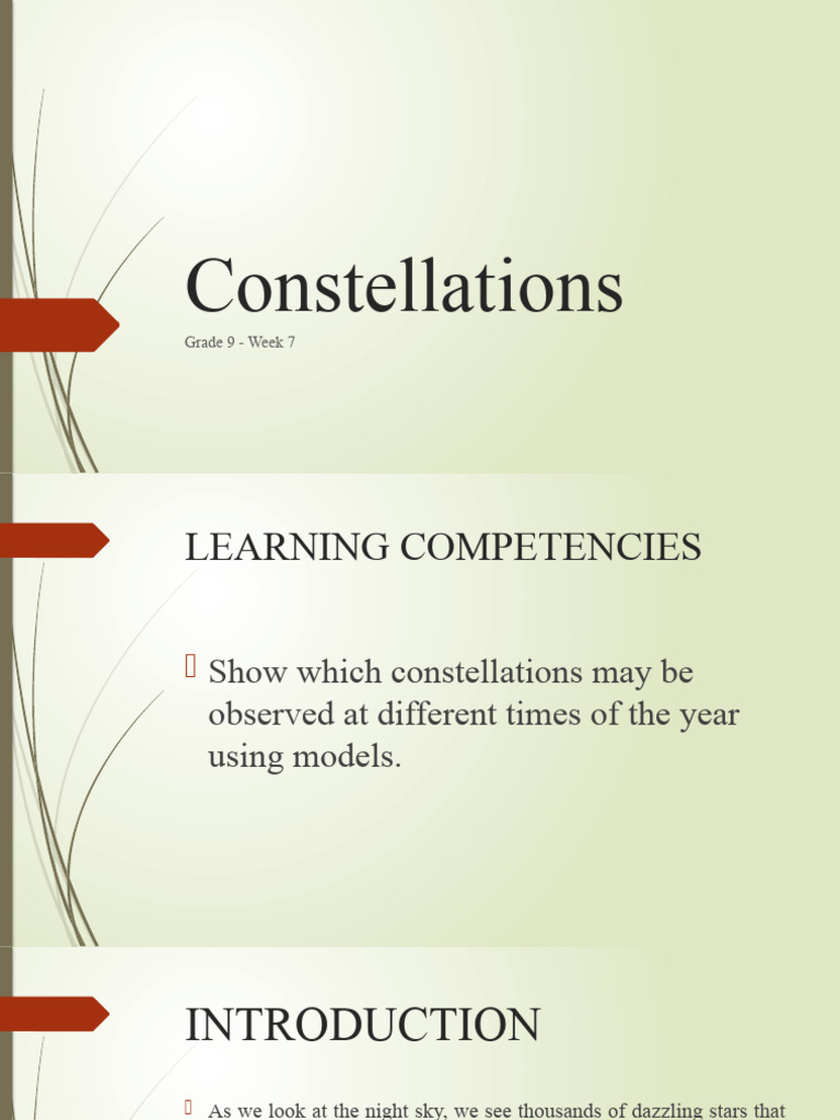 Understanding Constellations and Their Patterns | PDF | Constellation ...