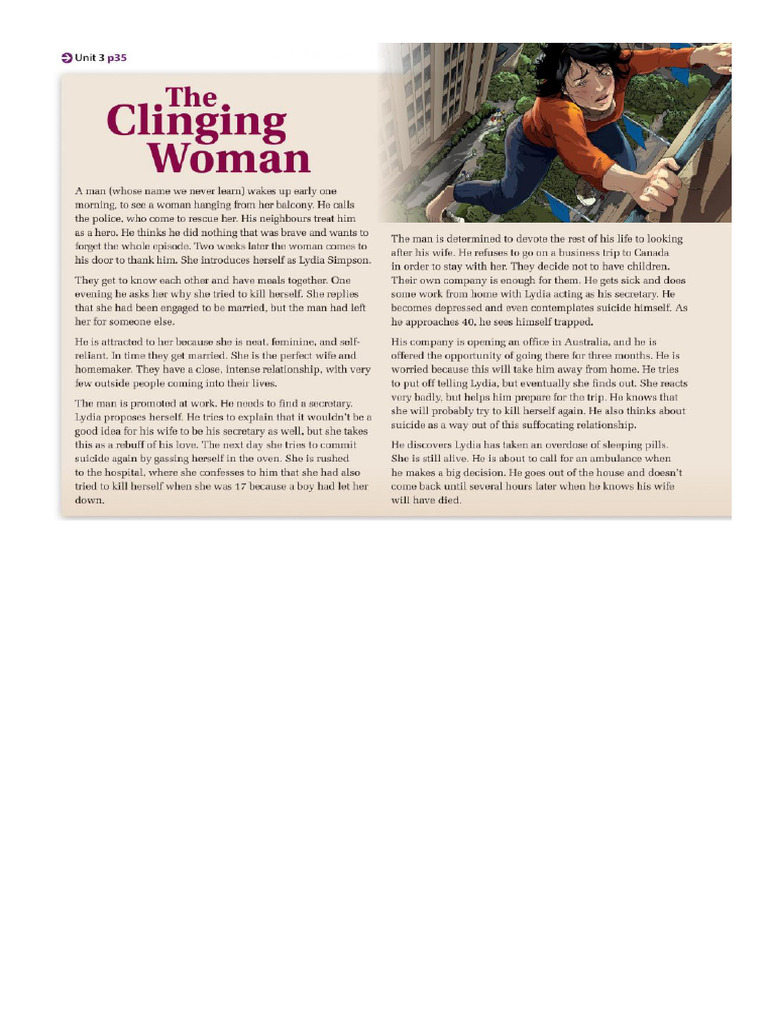The Clinging Woman - Summary | PDF