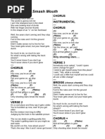 All Star Lyrics by Smash Mouth | PDF | Home & Garden | Art