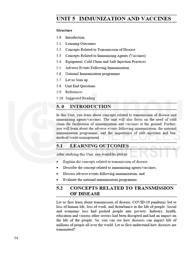 Immunization | PDF | Vaccines | Infection