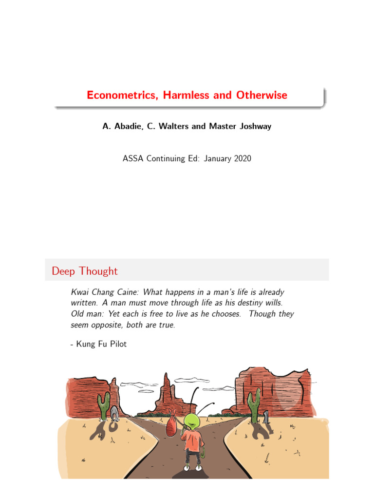 00.b Angrist Intro To Event | PDF | P Value | Statistical Inference