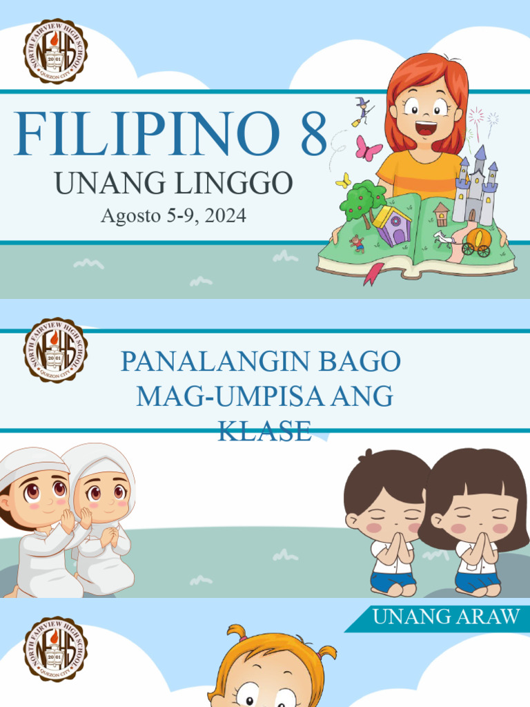 Filipino 8 - Week 1 - Day 2 | PDF