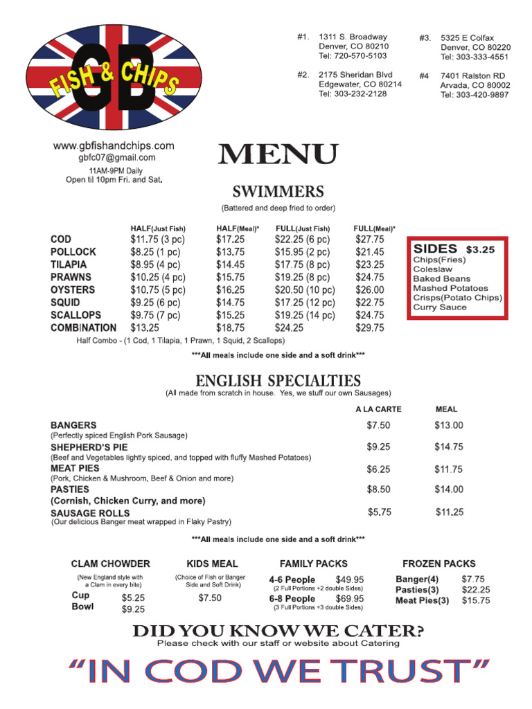Lunch Menu | PDF