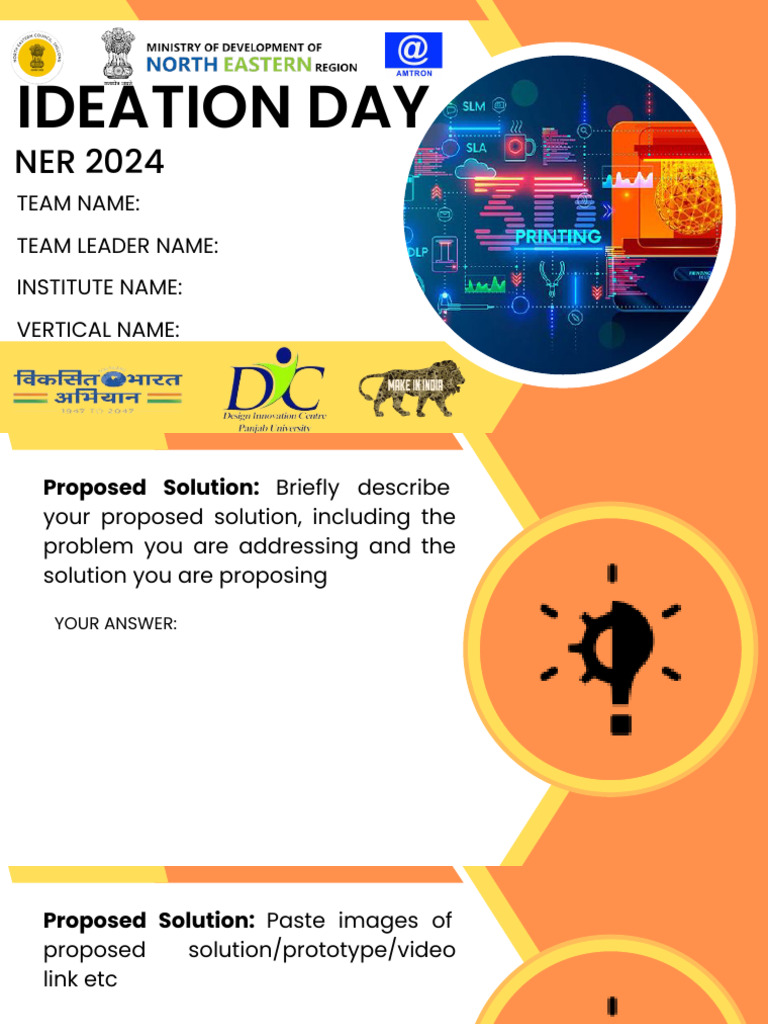 Ideation Day Pesentation Template 2 | PDF | Art