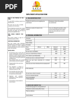 merSETA - Job Application Form | PDF