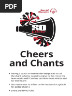 Cheerleading Cheers and Yell Ideas | PDF