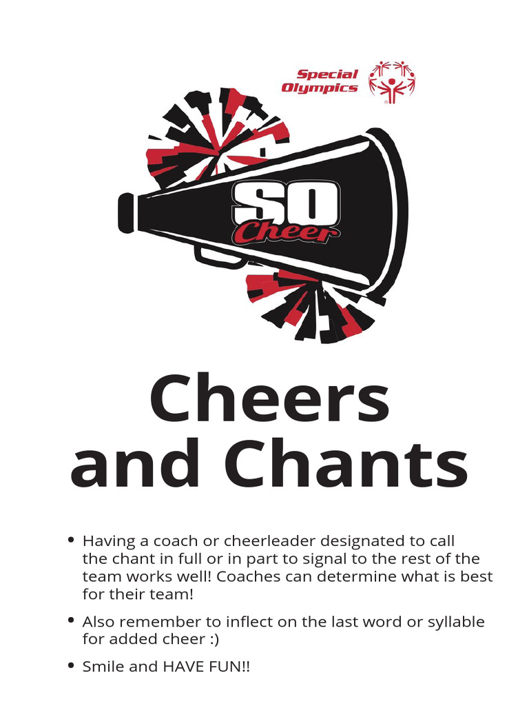 Cheers and Chants Booklet | PDF | Volleyball | American Football