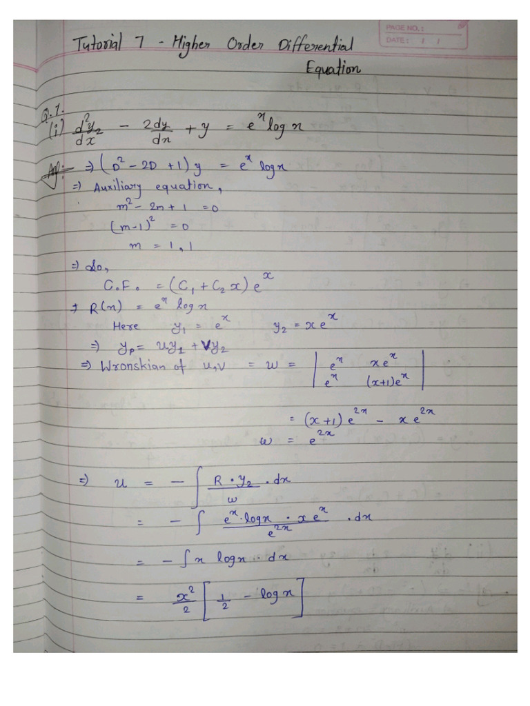 Tutorial 7. Higher Order | PDF