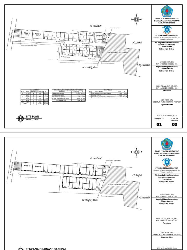 Aa Siteplan Merged | PDF