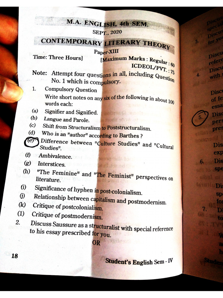 Question Bank 4th Sem | PDF