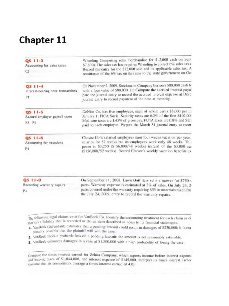 Chapter 11 and 13 and 14 - Exercises | PDF | Stocks | Bonds (Finance)