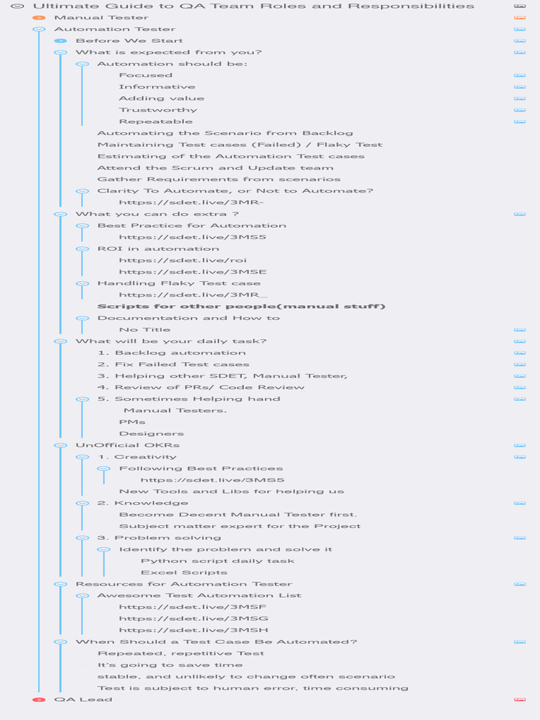 Automation Ultimate Guide To Qa Team Roles And Responsibilities Pdf