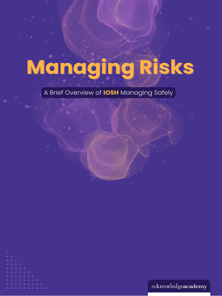 Managing Risks A Brief Overview of IOSH Managing Safely - Min | PDF ...