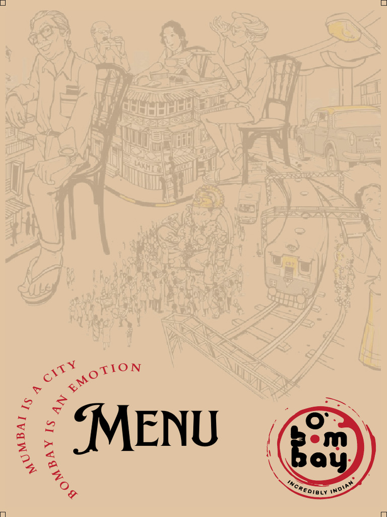 O'Bombay Dec 22 Menu | PDF | Indian Cuisine | Western Cuisine