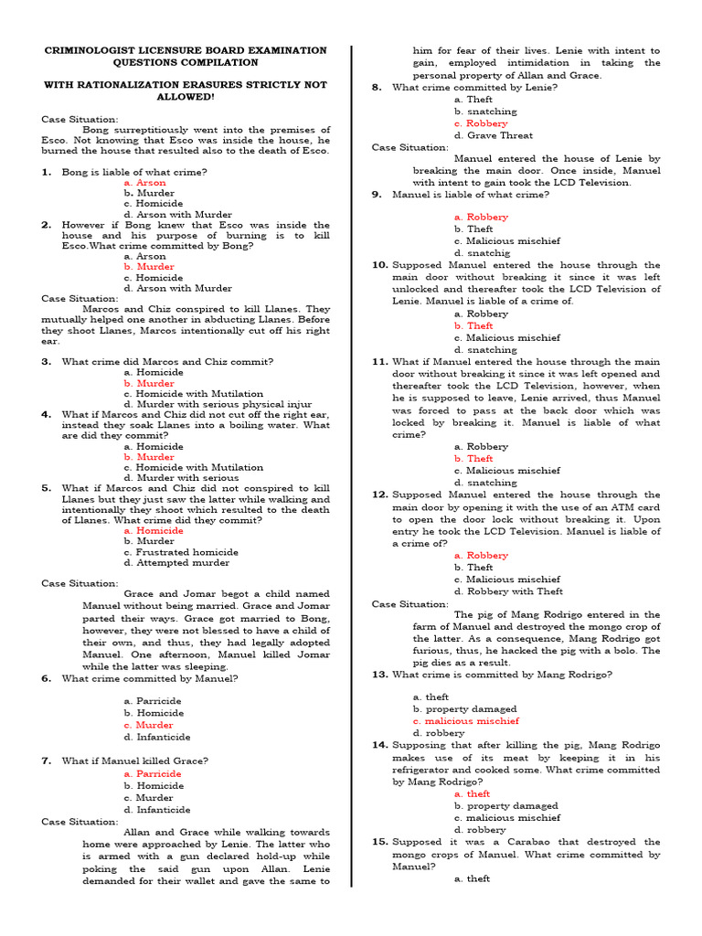 4000 Q and AREVIEWER | PDF | Probation | Prison