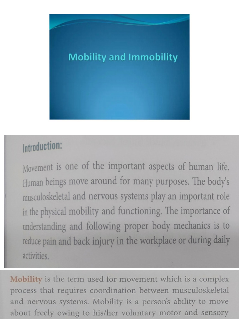 Mobility 1 | PDF