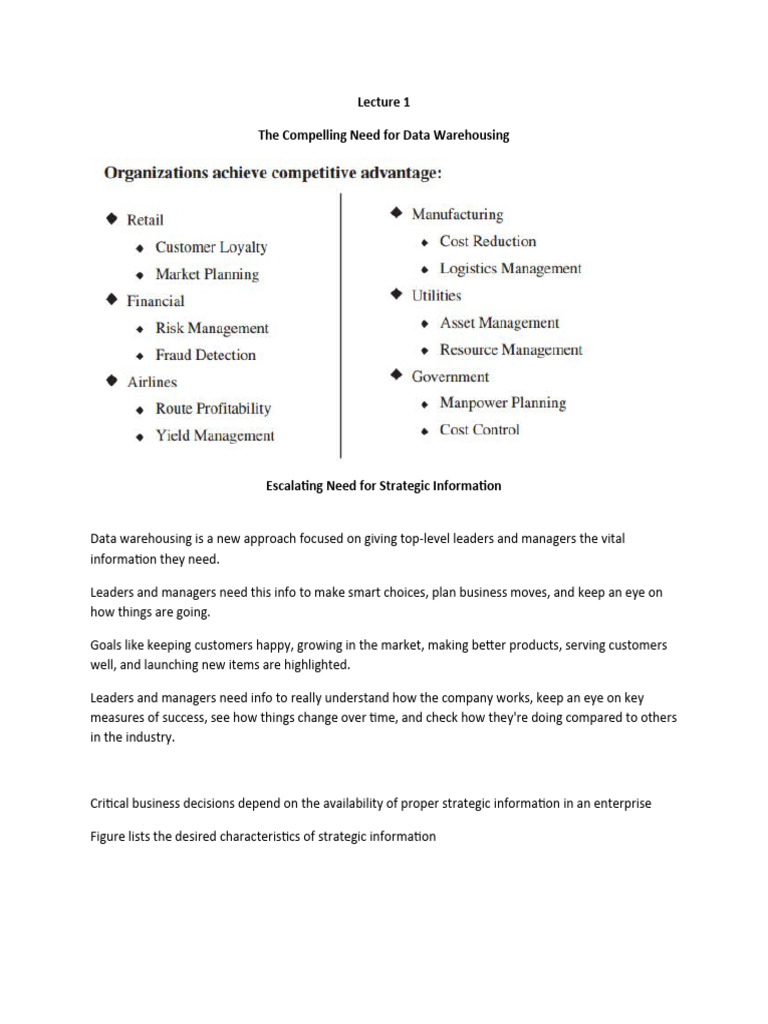 Warehouse 1 | PDF | Data Warehouse | Databases