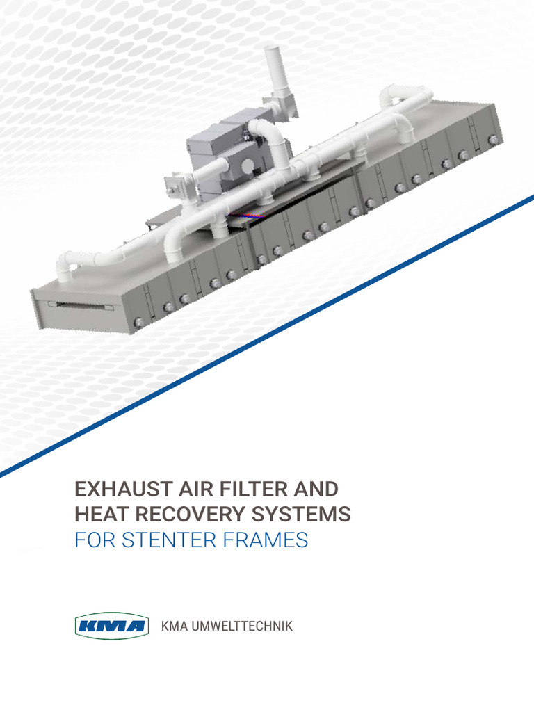Kma Brochure Stenter Frames - Web | PDF | Filtration | Heat Exchanger