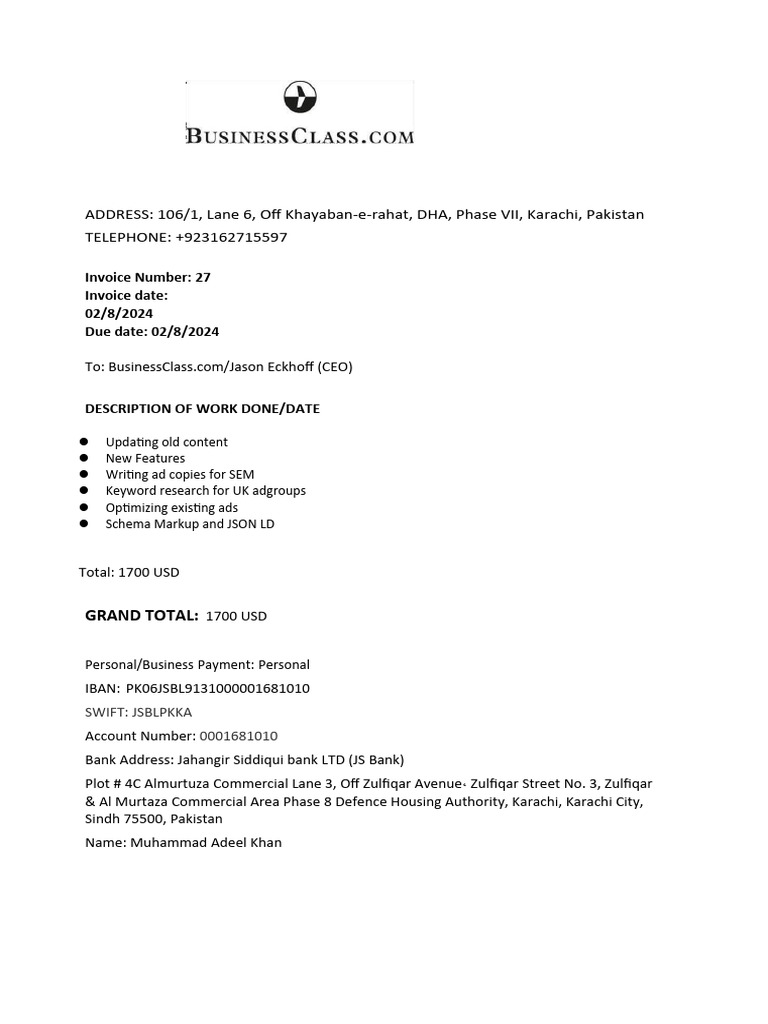 Invoice June 2024 | PDF