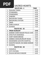 Surat Brts Route Timetable Map | PDF