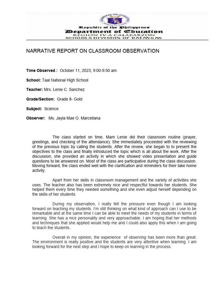 Narrative (JAYLA) | PDF