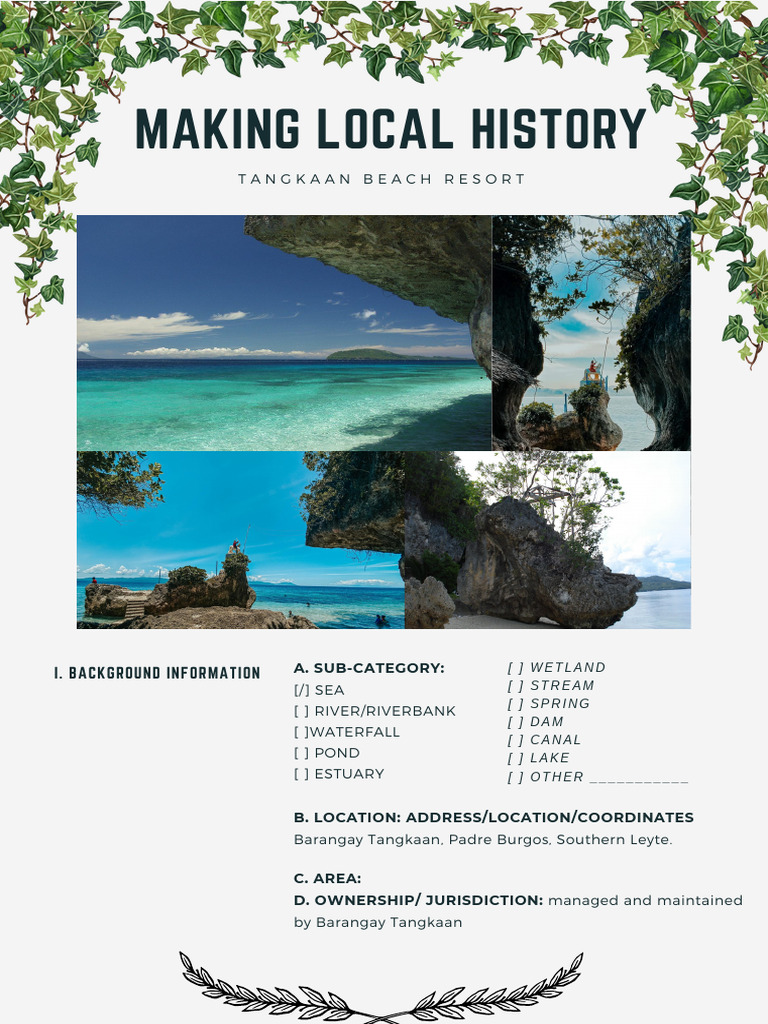 LOCAL HISTORY | PDF | Beach | Tourism