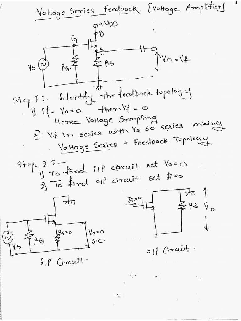 Voltage Series Example | PDF