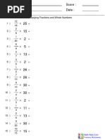 Web Math Minute - Print Practice Sheets | PDF