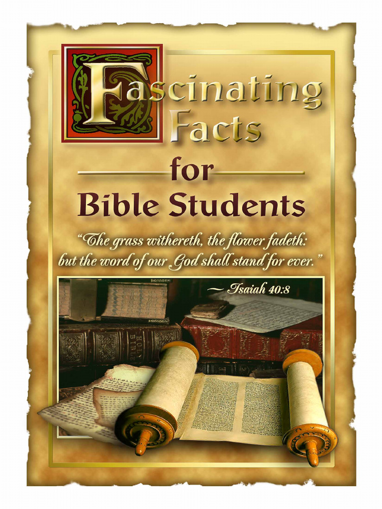 Fascinating Facts Booklet Web Pdf Bible New Testament
