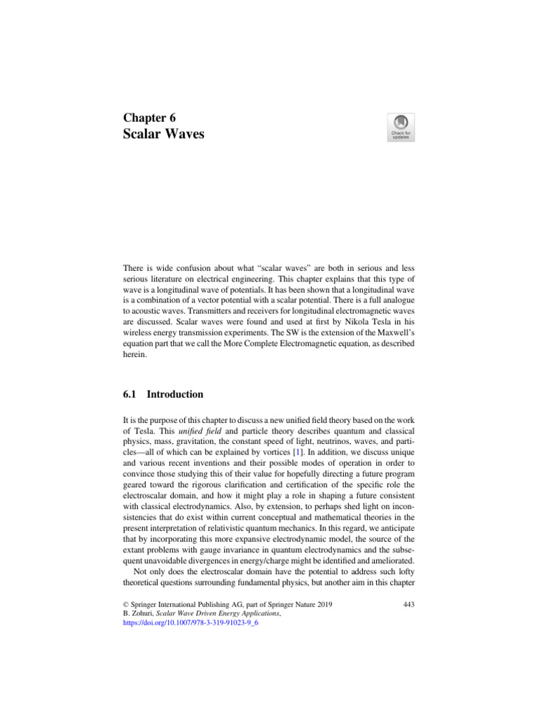 ScalarWaveDrivenEnergyApplications Chapter6 | PDF | Waves | Sound