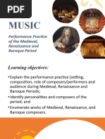Q1 MUSIC - Music of The Medieval, Renaissance, and Baroque Period | PDF ...