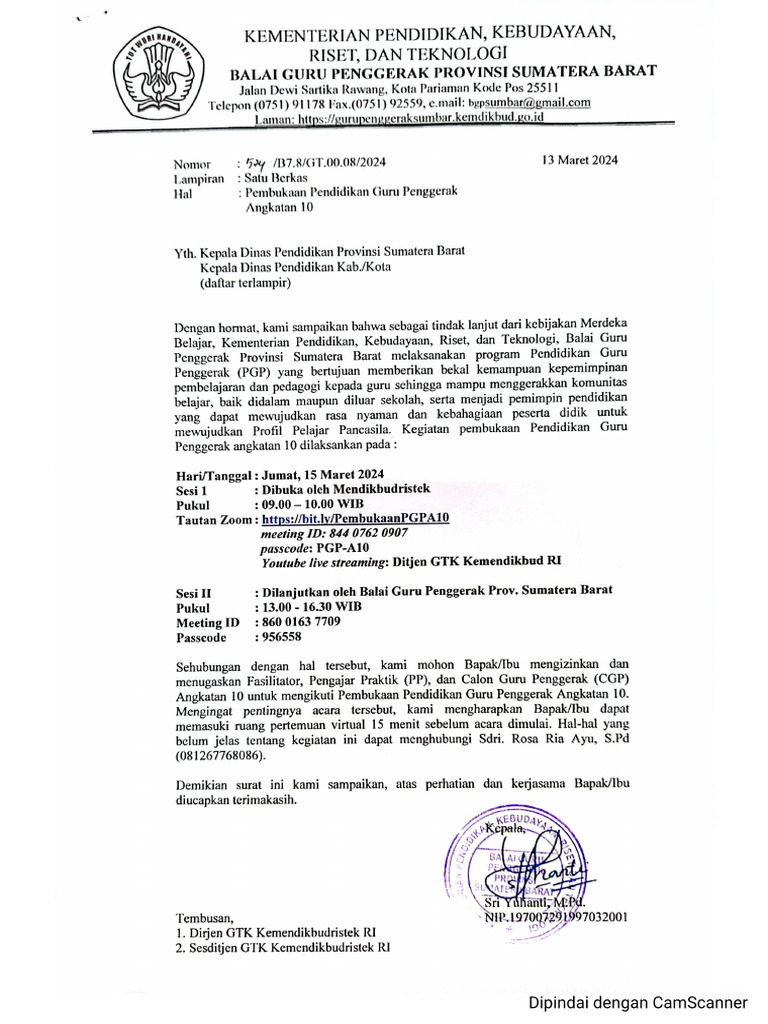 Pembukaan PGP A10 | PDF