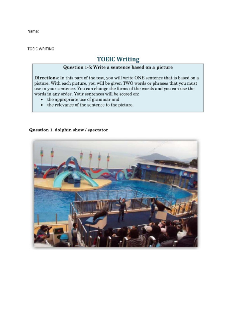 Writing Final Test | PDF