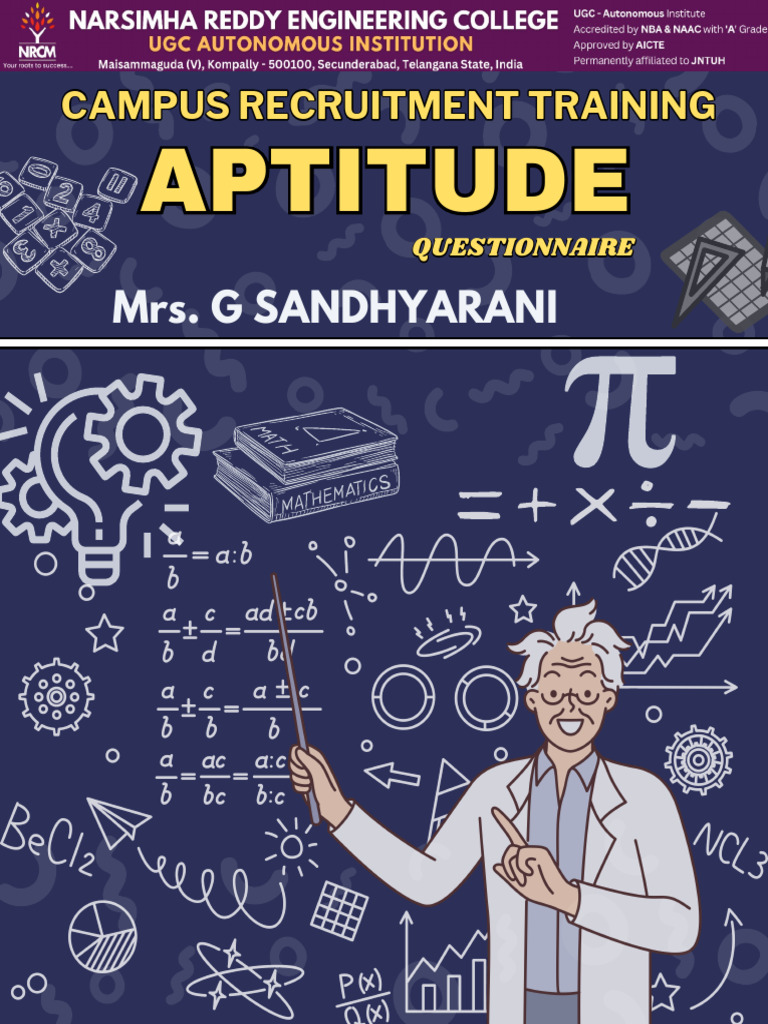 Aptitude Training for Campus Recruitment | PDF | Sphere | Methodology
