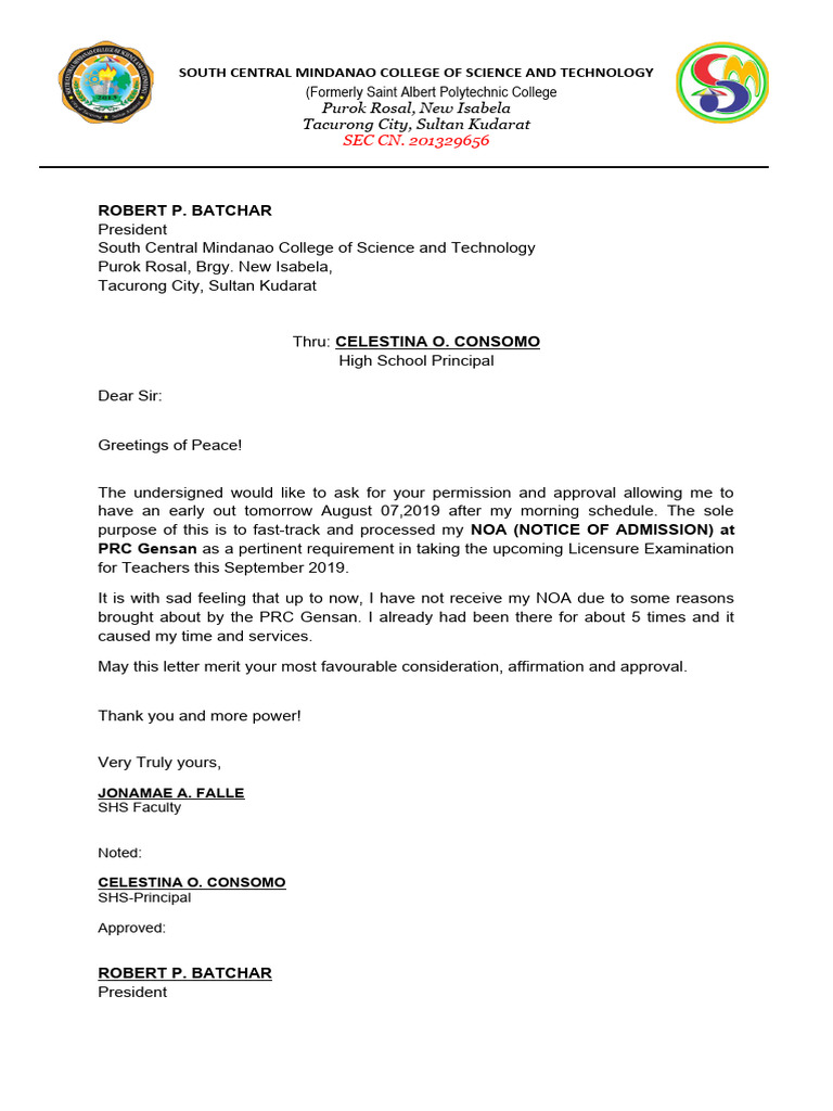 Excuse Letter Pra Ky Kuya | PDF | Career & Growth