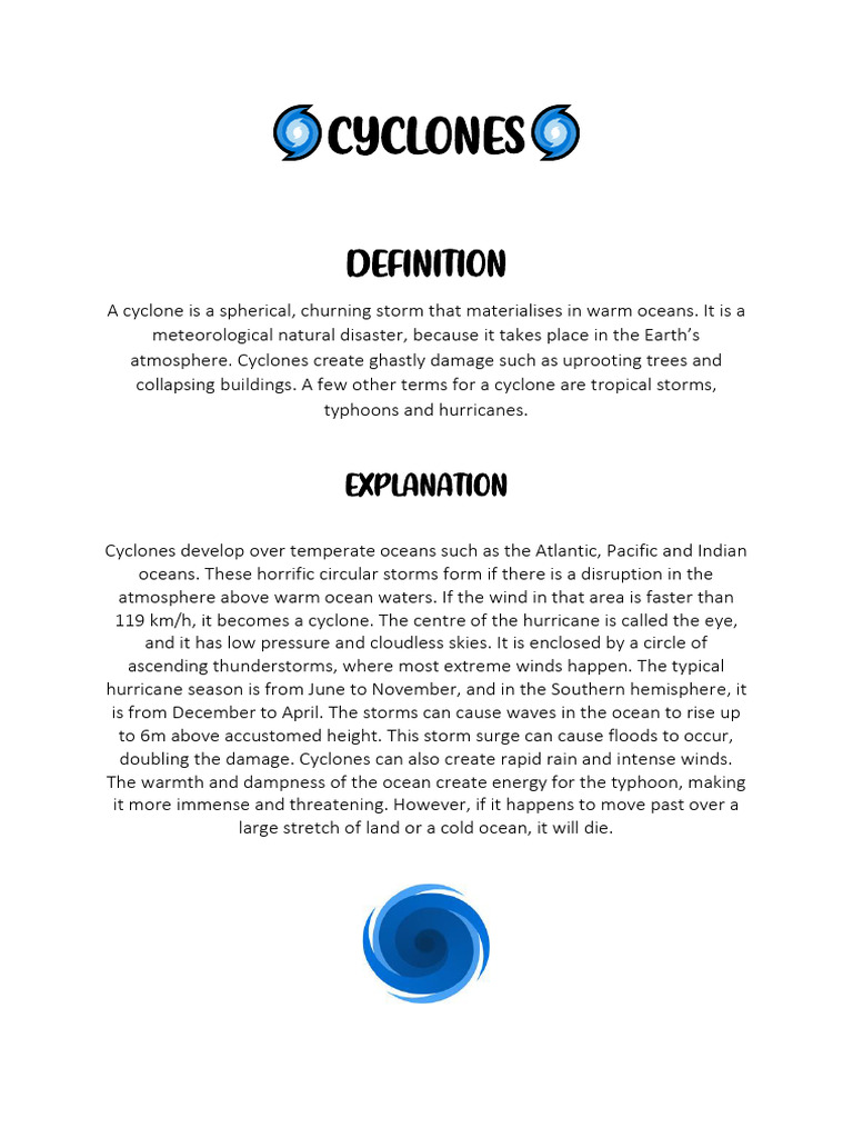 Cyclones | PDF