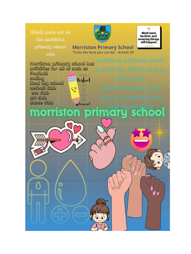 Morriston Primary School Persuasive Poster2 | PDF