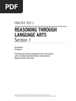 GED RLA Grammar Practice Test | PDF | Comma | Punctuation