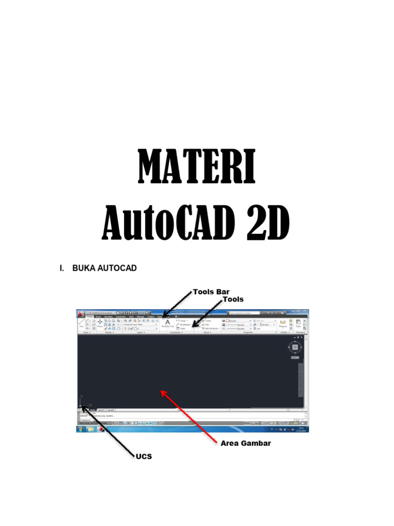 Modul Autocad Dasar | PDF