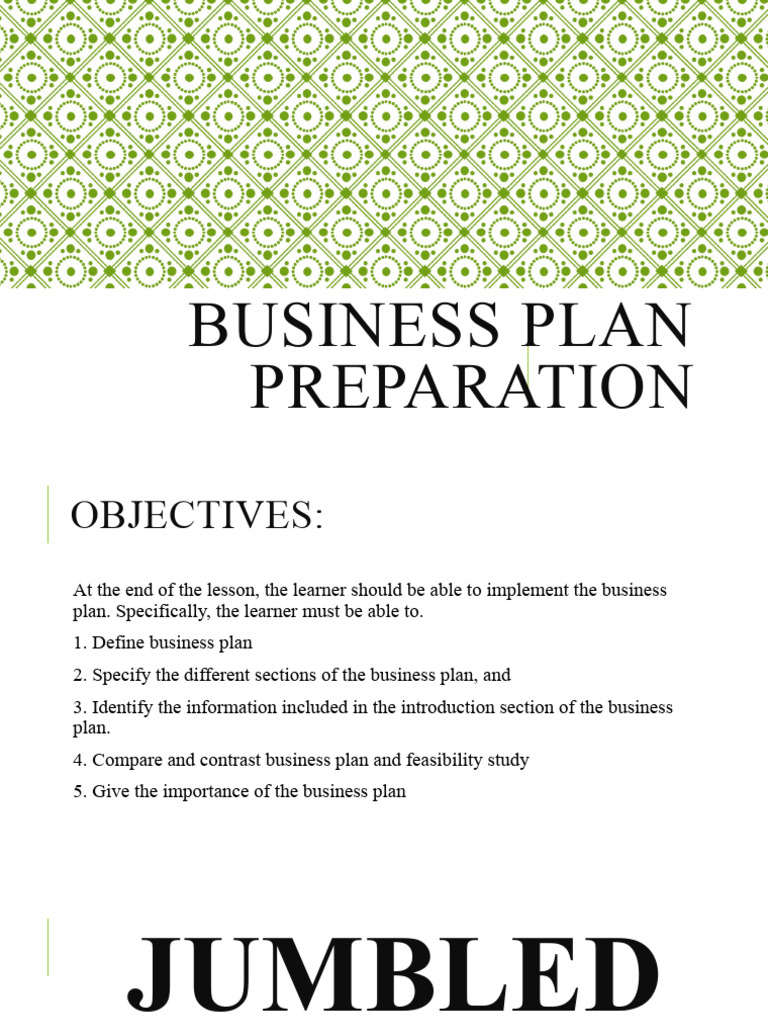 Business Plan Preparation Guide | PDF | Entrepreneurship | Business