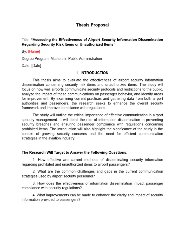 Thesis Proposa 2 | PDF | Computer Security | Security