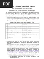 BDA Syllabus SEP | PDF | University And College Admission | Thesis