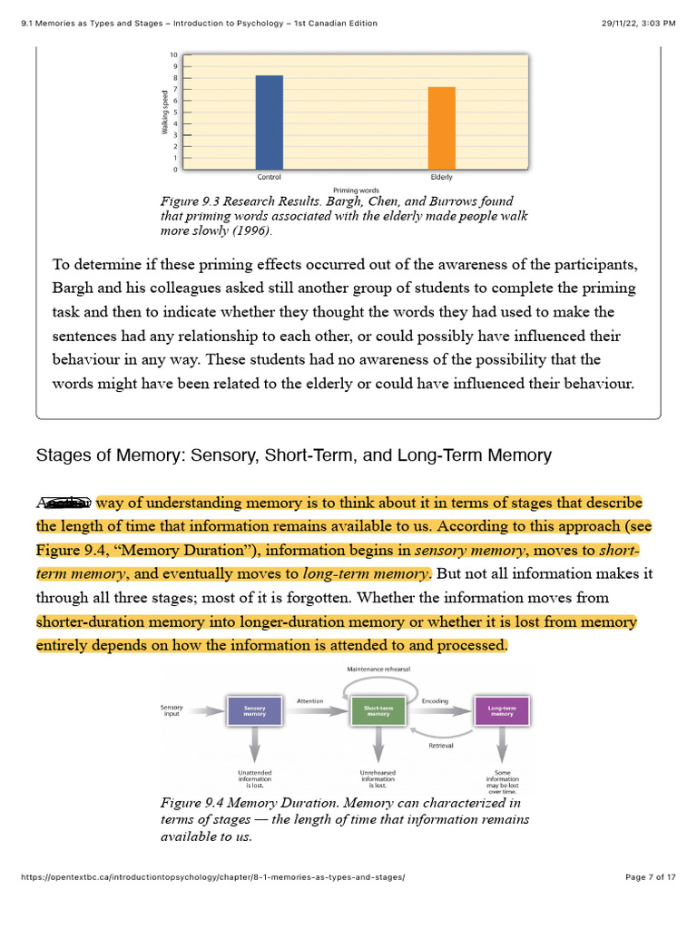 9.1 Memories As Types and Stages - Introduction To Psychology - 1st ...