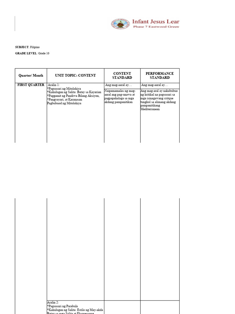 Fil10 Cmap 20-21 | PDF