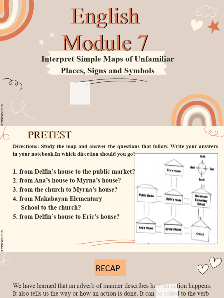 English Module-5 | PDF | Map | Symbols