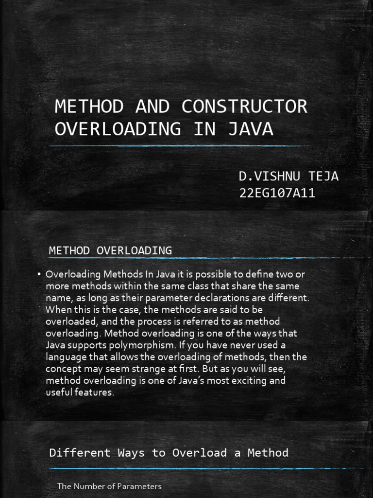 22eg107a11 Vishnu Teja | PDF | Method (Computer Programming) | Programming