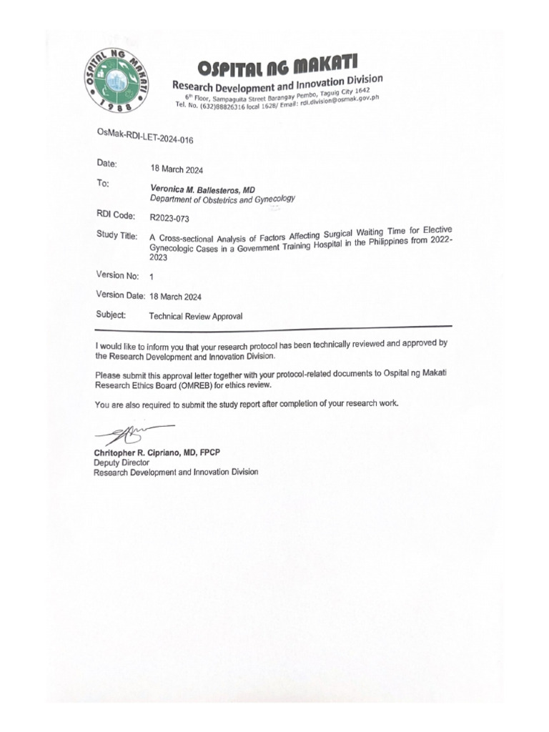 Research Development and Innovation Division | PDF