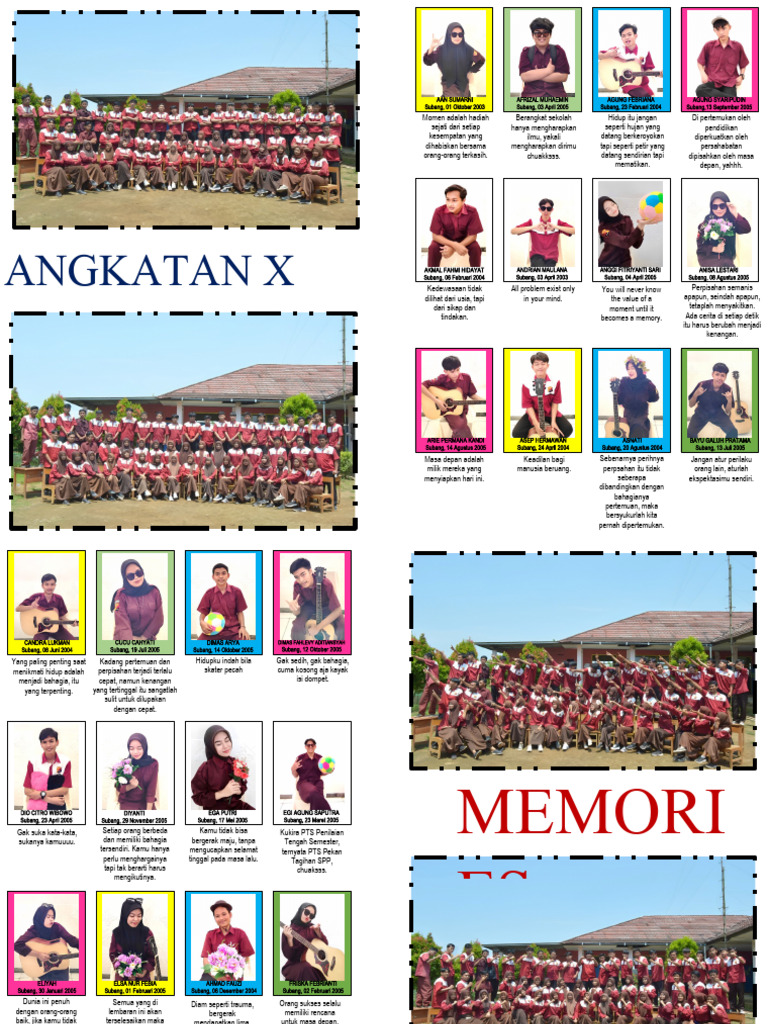 Kenangan Angkatan Sekolah Subang | PDF